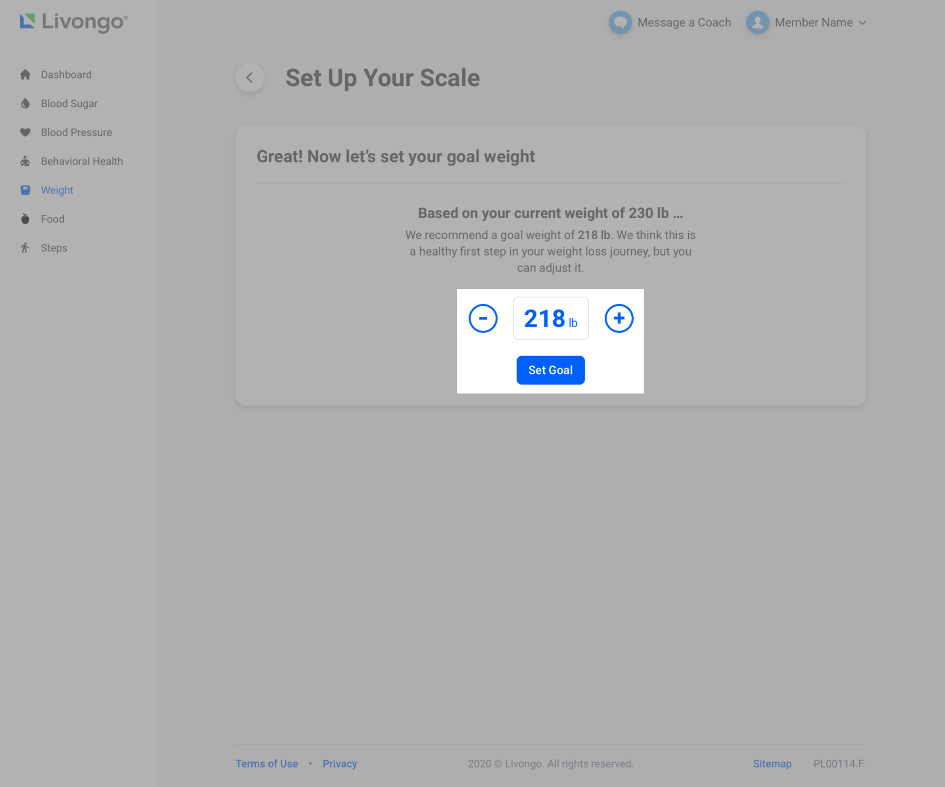 How to Set Up Your Livongo Scale and Complete Your First Weigh-In on ...